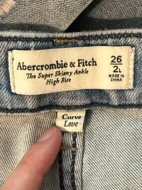 Abercrombie & Fitch | Jeans | Abercrombie Fitch Curve Love Super Skinny ...